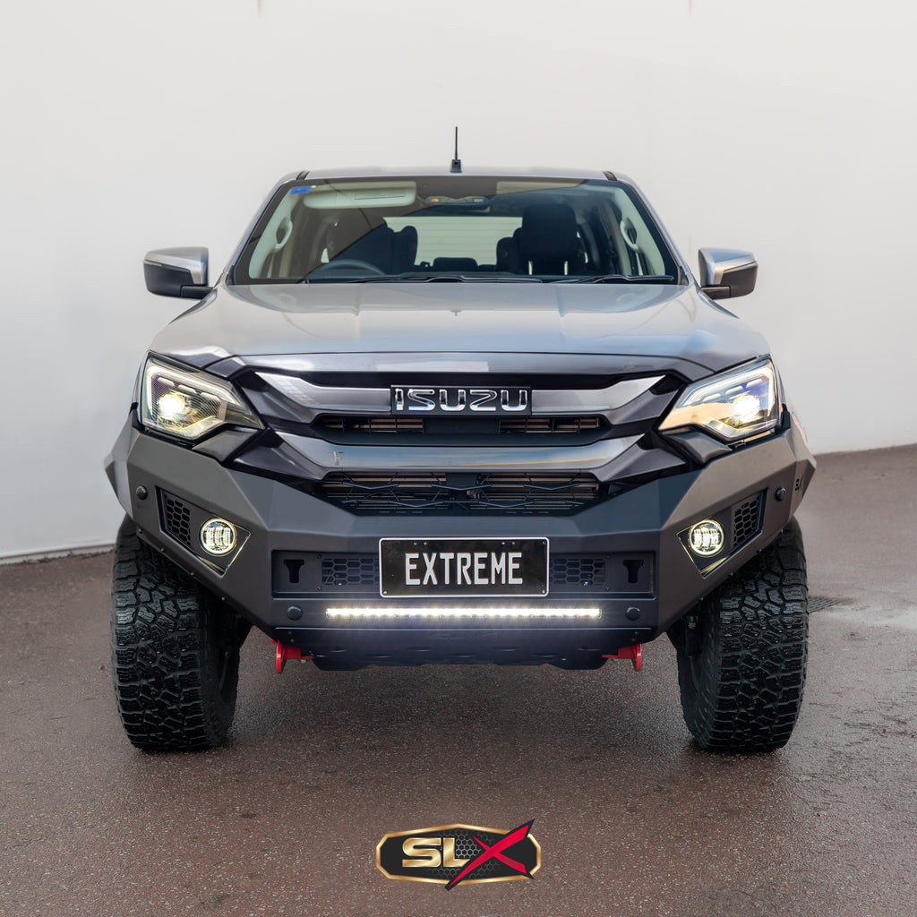 SLX Extreme Series Bullbar Suits Isuzu D-Max 03/2024 ON Black Powder C ...